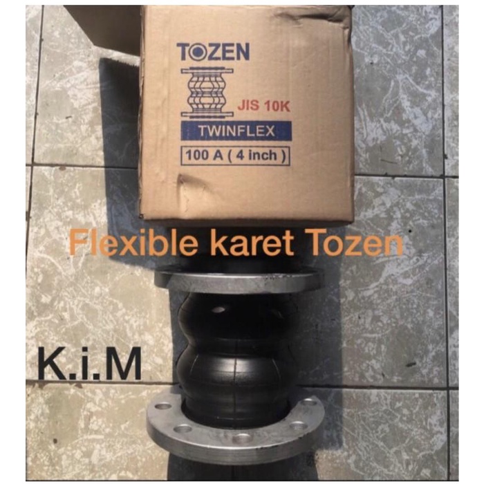 Jual Mbj 4" Flexibel Rubber 10 K -Tozen Twinflex Jis 10K Flexible Karet ...