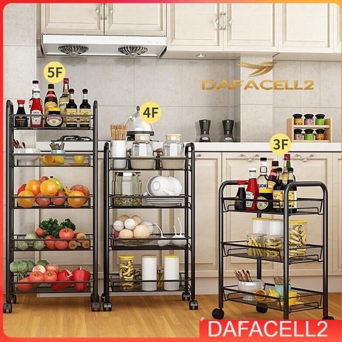 Jual Rak Dorong 4 Susun Bahan Besi - Lantai Beroda Penyimpan Serbagu ...