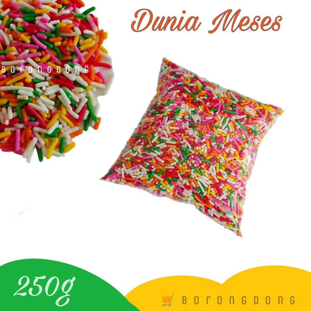 Jual Dunia Meses Warna/ Meses Rainbow (Repack 250g) | Shopee Indonesia