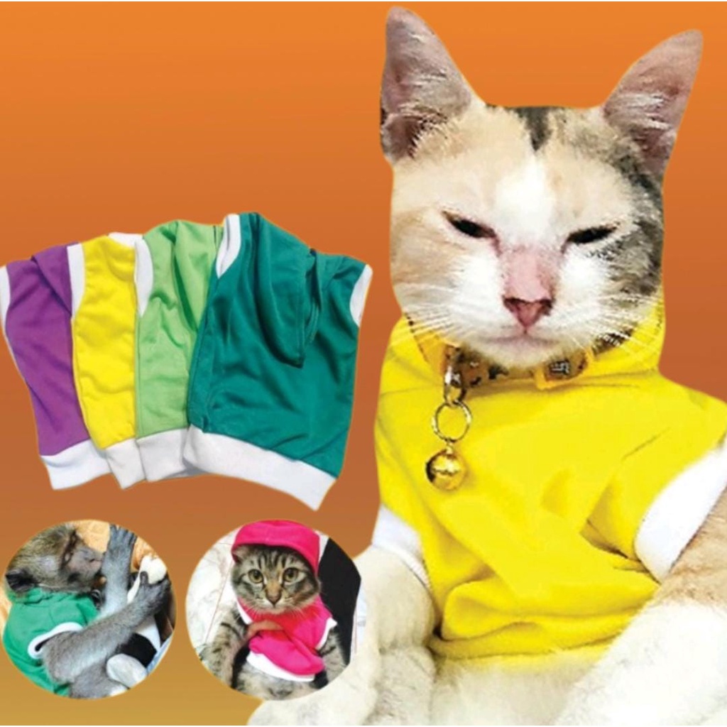 Jual Hoodie Kucing-Baju Kucing Anjing Jaket Hoodie Anjing, kucing ...