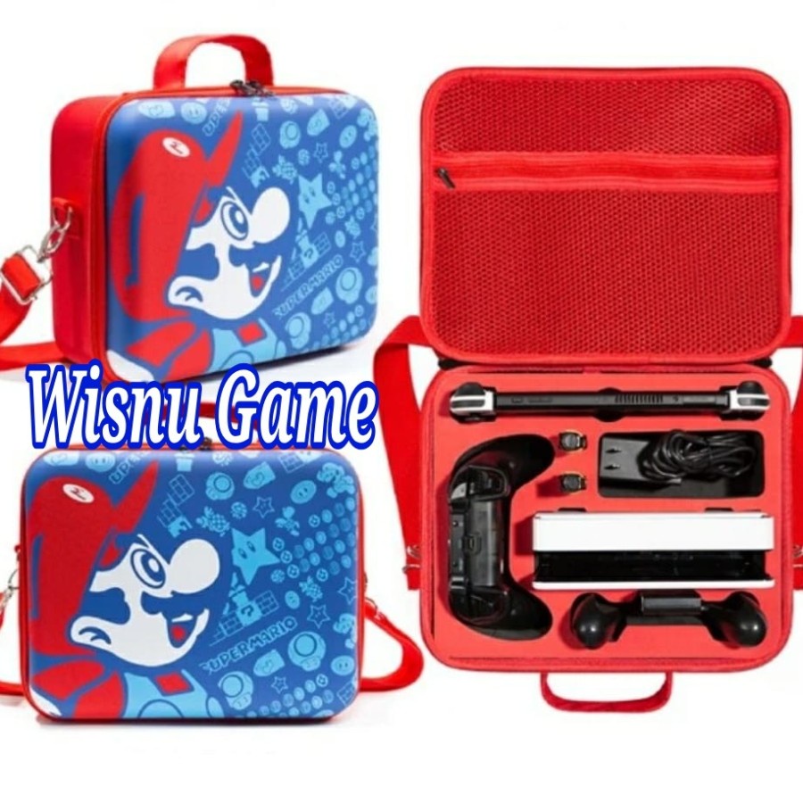 Jual Travel Storage Bag Eva Carry Case Tas Super Mario For Nintendo ...