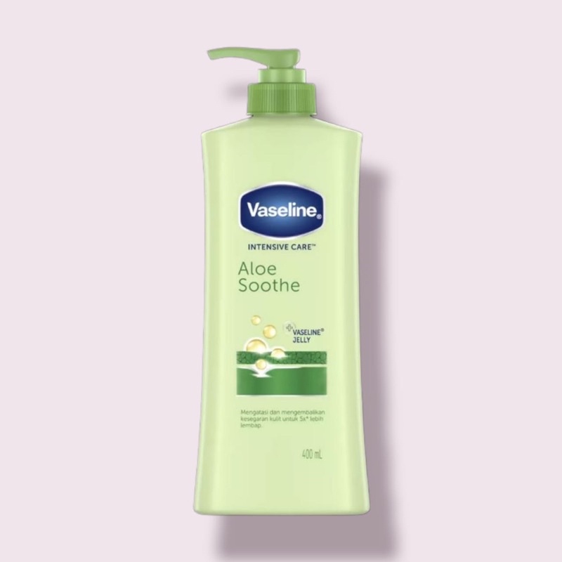 Jual Vaseline Hand Body Pump Lotion Aloe Soothe 400ml | Shopee Indonesia