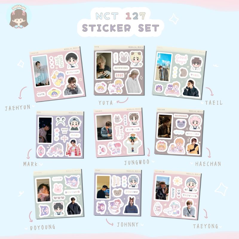 Jual BACA DESKRIPSI sticker member nct 127 | Shopee Indonesia