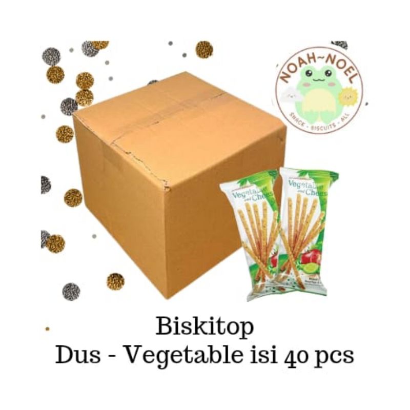 Jual NN - (1 DUS) BISKITOP Vegetable and Cheese Stick Biskuit Stik ...