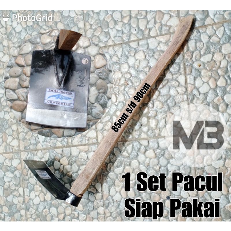 Jual Set Pacul Lokal dan Gagang Cangkul Siap Pakai | Shopee Indonesia