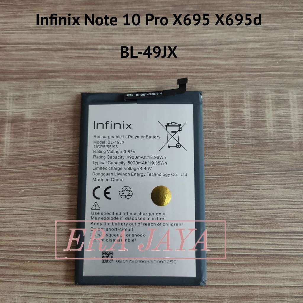 Jual INFINIX NOTE 10 PRO - Baterai Batre Hp Infinix Note 10 Pro X695 ...