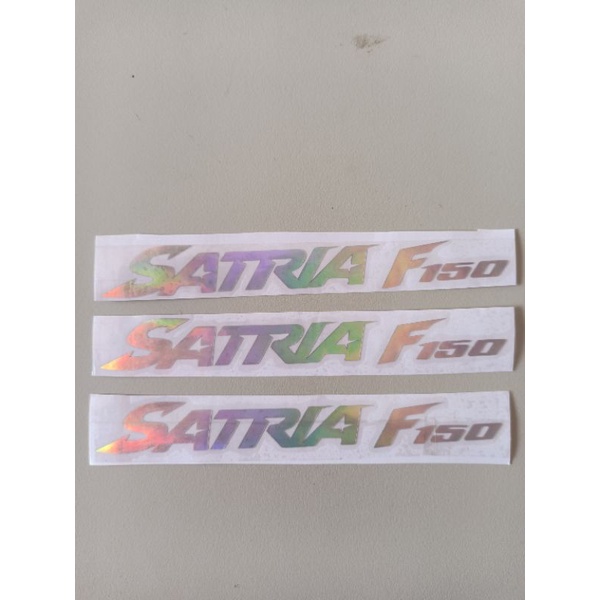 Jual Cutting Sticker Nama Satria F 150 Stiker Logo Satria F 150 Stiker ...