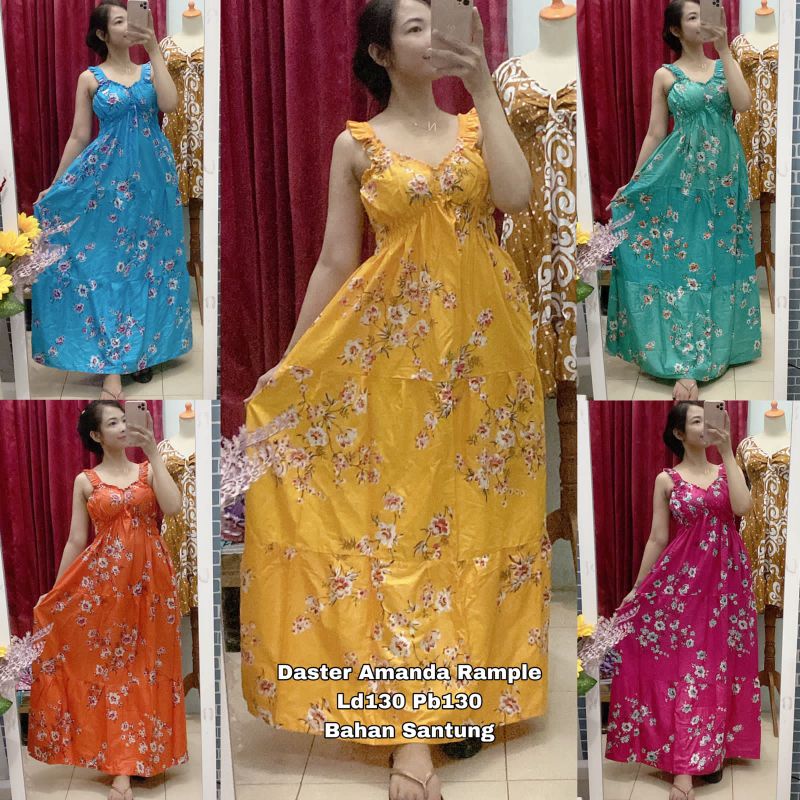 Jual dress/daster solo daster kekinian daster termurah daster kerut ...