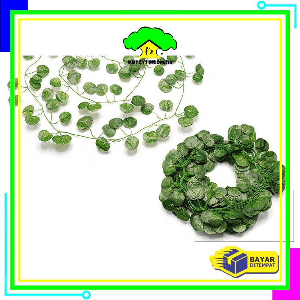 Jual MI-C522 Ornamen Daun Rambat Plastik Juntai / Tanaman Hias Gantung ...
