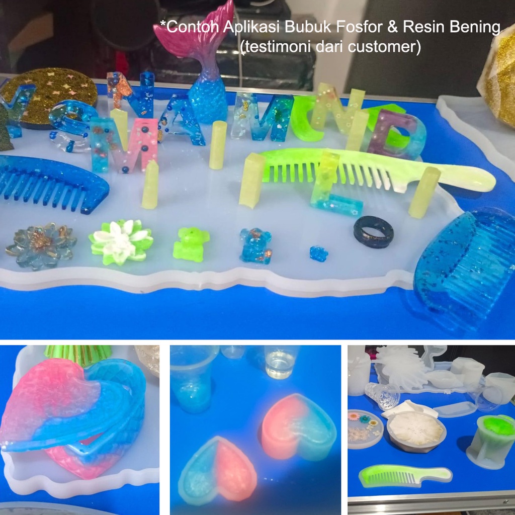 Jual Bubuk fosfor glow in the dark paint serbuk fosfor in the dark ...