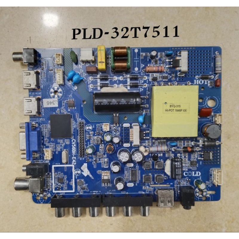 Jual MAINBOARD - MOTHERBOARD - MB - MESIN TV LED POLYTRON PLD-32T7511 | Shopee Indonesia
