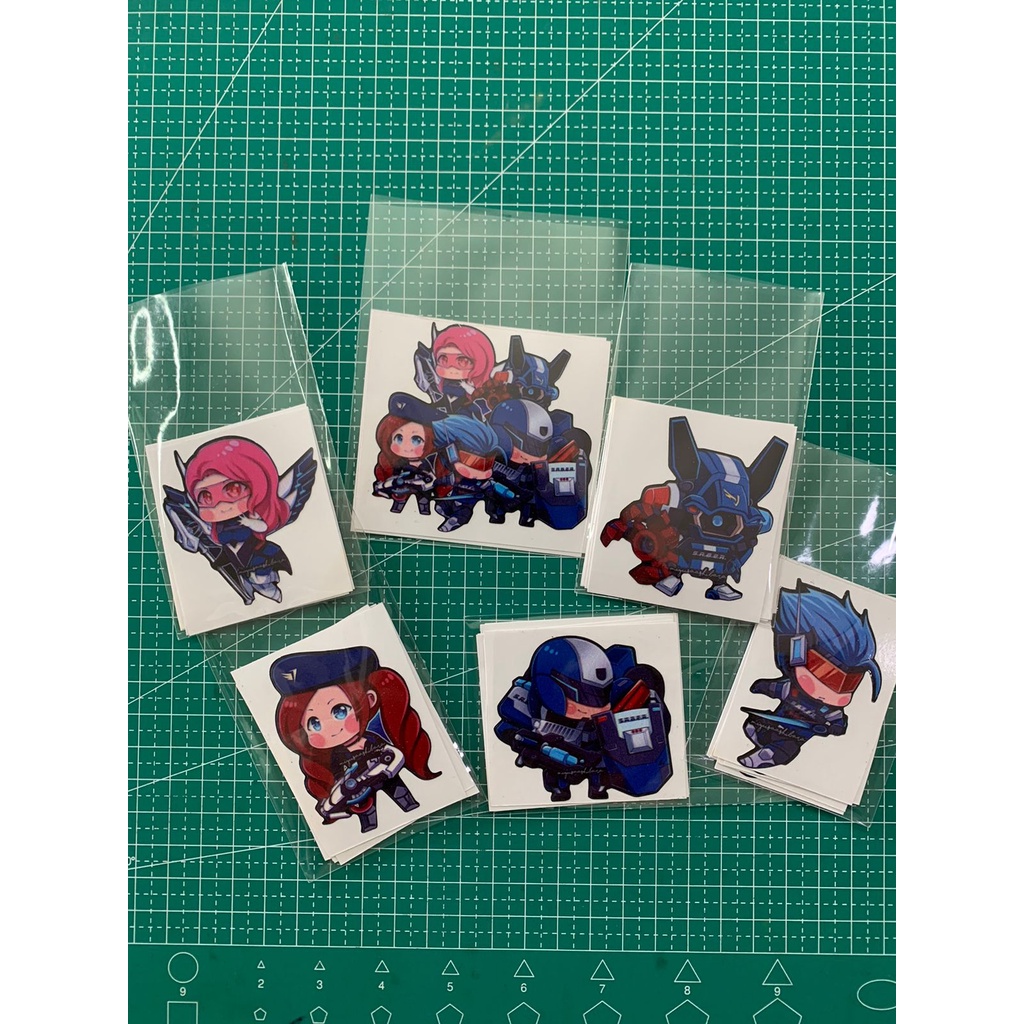 Jual stiker mobile legends / stiker saber skins squad / mlbb | Shopee ...