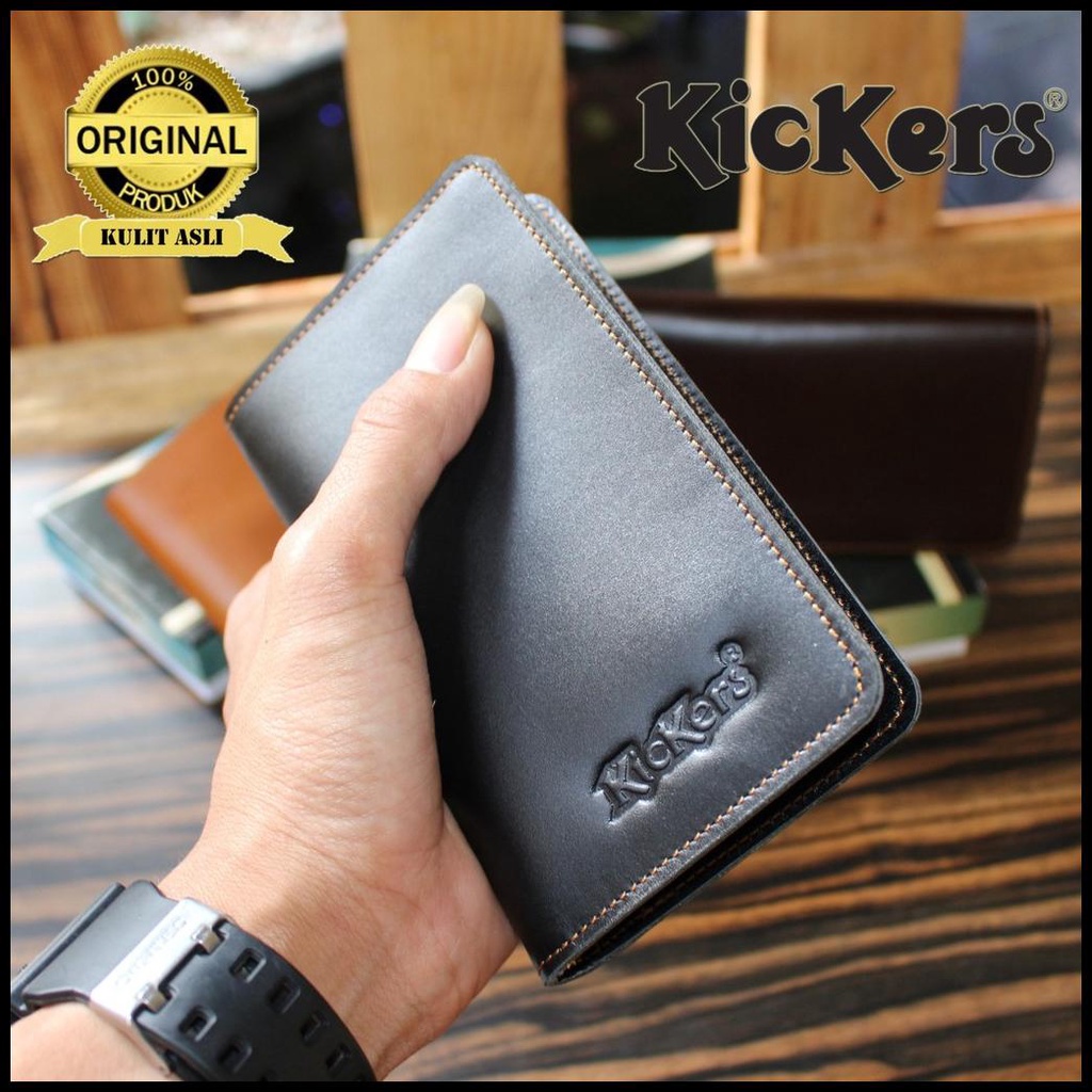 Jual Dompet Kulit Kicker'S Tanggung ( 100% Kulit Sapi Asli ) | Shopee ...