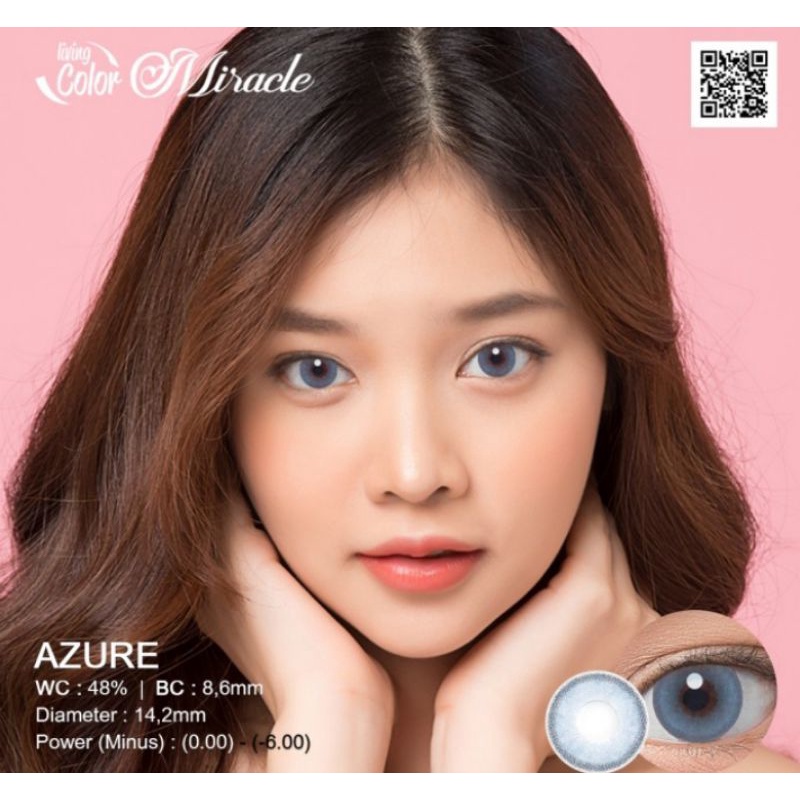Jual Living Color Miracle Softlens Warna Ukuran Normal Sampai -2.50 ...