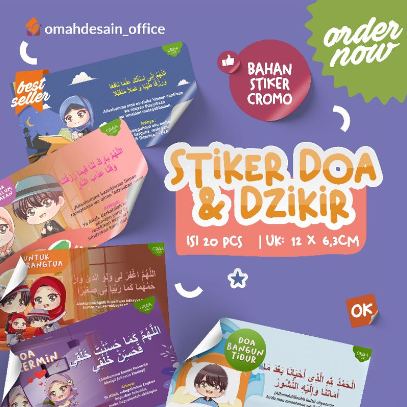 Jual STICKER DOA SEHARI - HARI | DOA SEHARI - HARI | Shopee Indonesia
