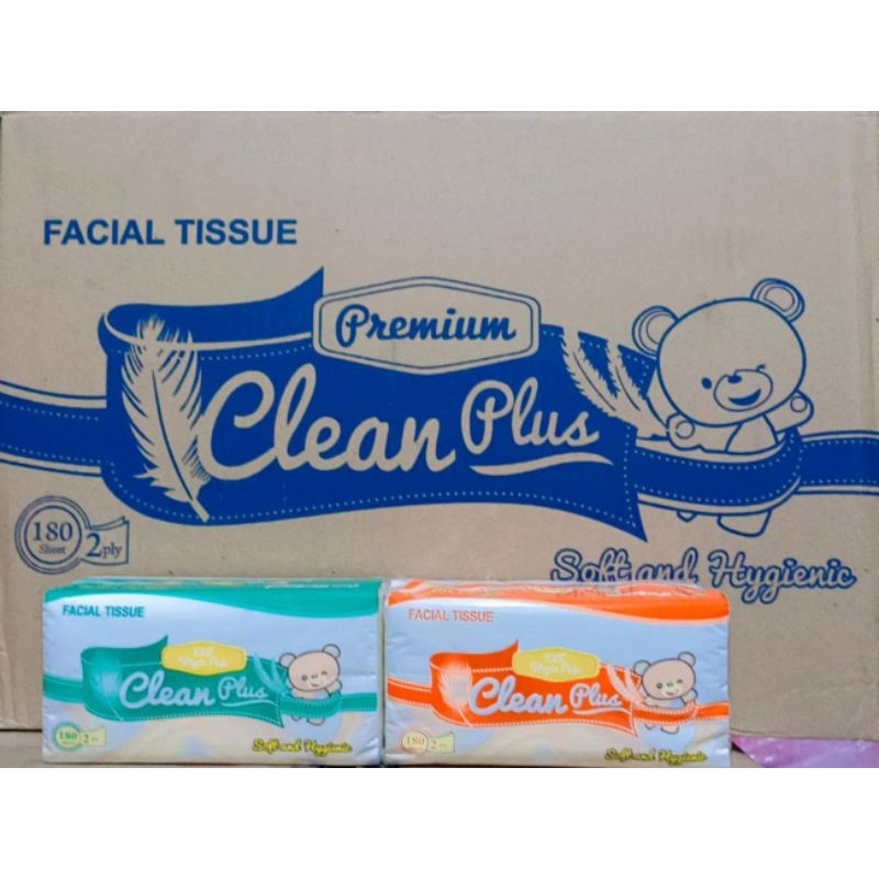 Jual Tisu CLEANPLUS 180 sheet | setara Nice 180 sheet /dus isi 60 pack | Shopee Indonesia