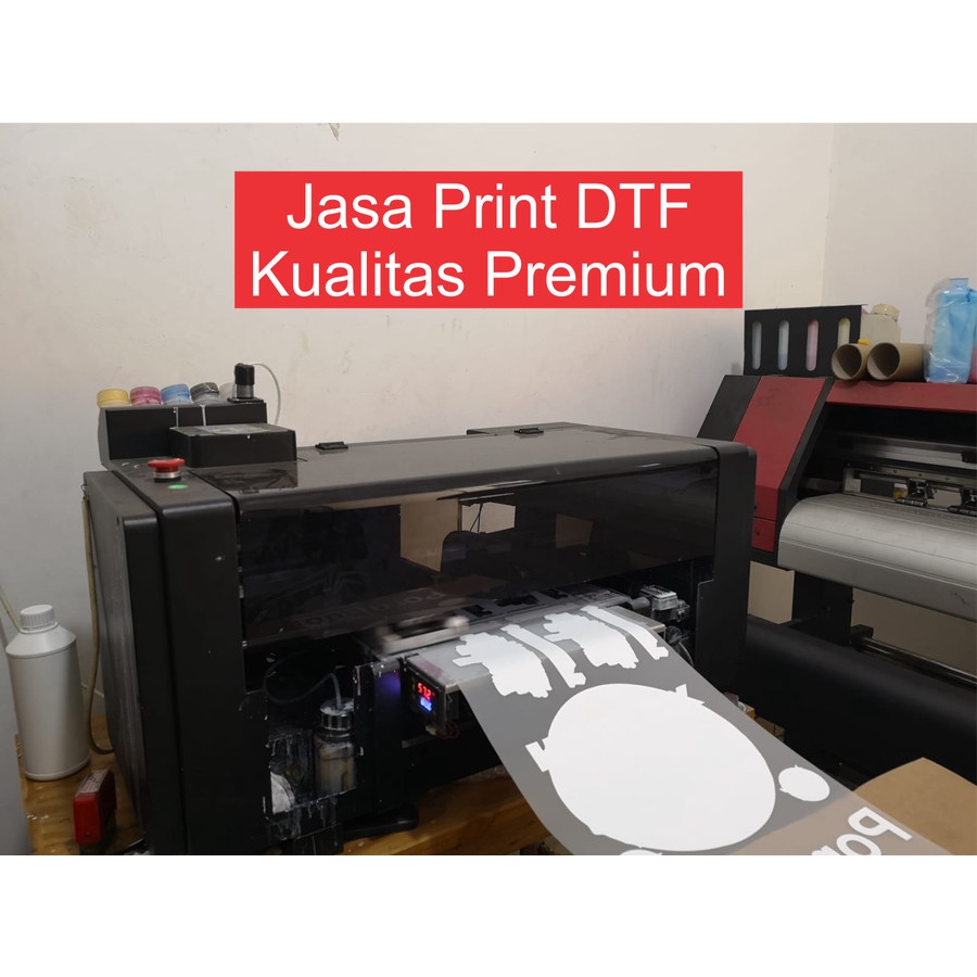 Jual Jasa Cetak Sablon DTF Atau Sablon Setrika Di Kain (kaos) Khusus untuk File yang Siap Cetak ...