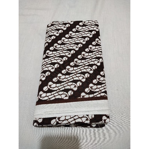 Jual KAIN BATIK JARIK HITAM PUTIH PARANG LIRIS LERENG KUALITAS PREMIUM ...