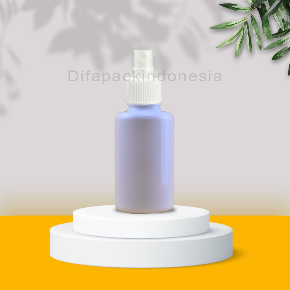 Jual Botol Spray 60 Ml / Botol Tubular 60 Ml Spray Putih Putih | Shopee ...