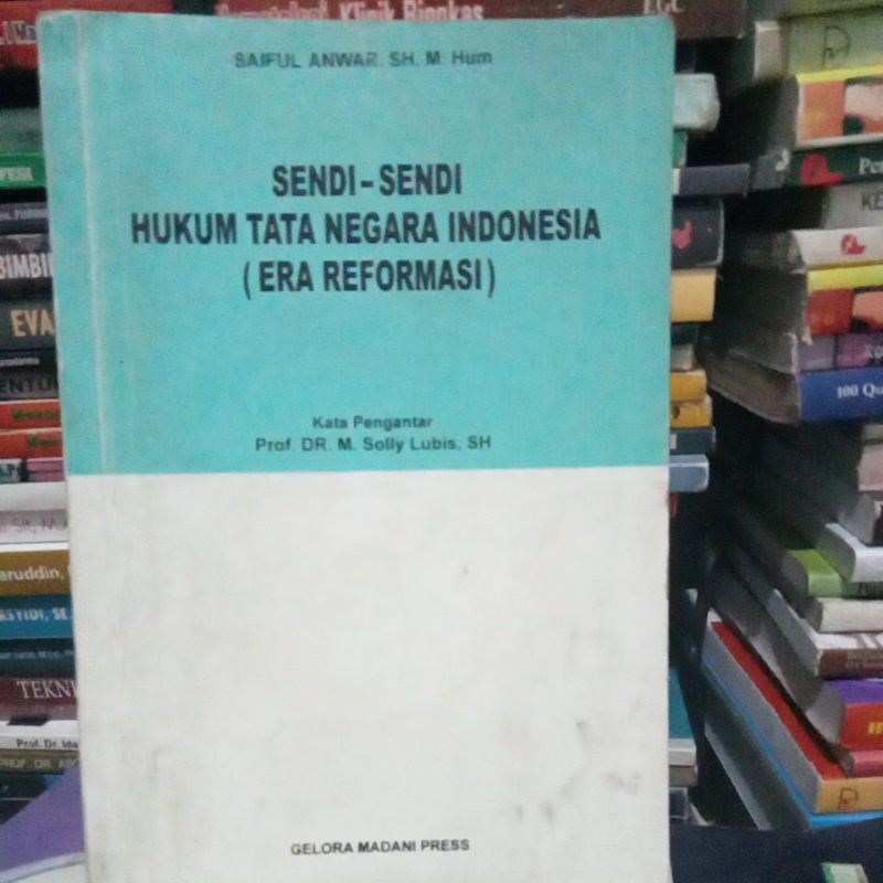 Jual buku sendi-sendi hukum tata negara Indonesia Prof Dr M Soli Lubis ...