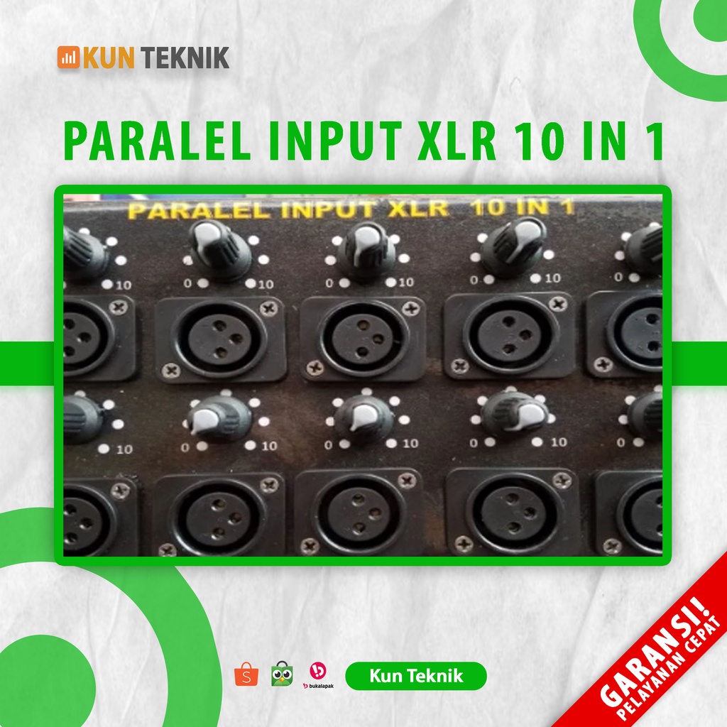 Jual Paralel Input Mic Xlr 10 In 1 | Shopee Indonesia