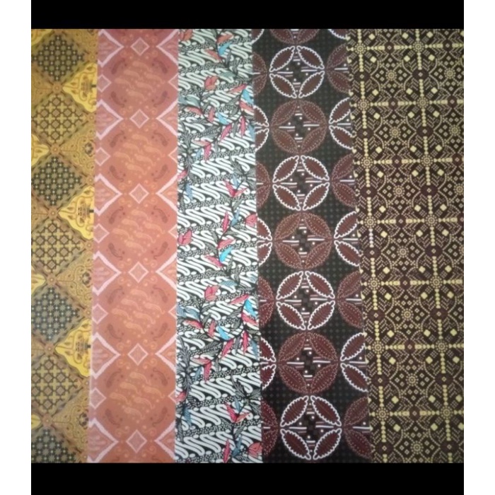 Jual kertas kado sidu motif batik per lembar | Shopee Indonesia