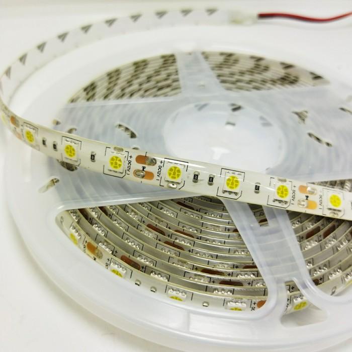 Jual LED STRIP ROLL FLEXIBLE 5050 SMD 5 METER 60LED/M PUTIH COLD WHITE ...