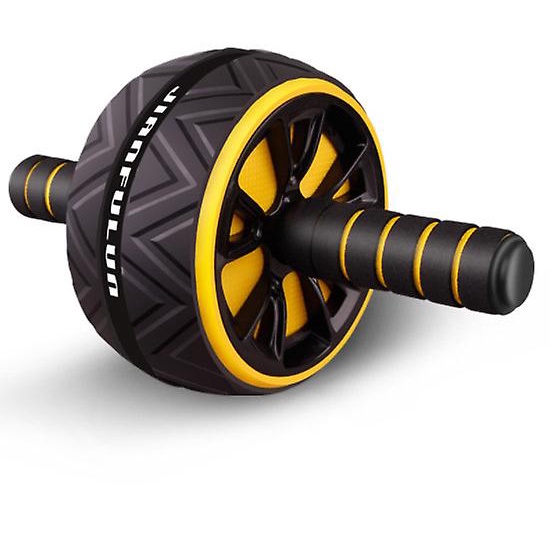 Jual Dual Abs Abdominal Roller Wheel Exerciser Workout Body Train ...