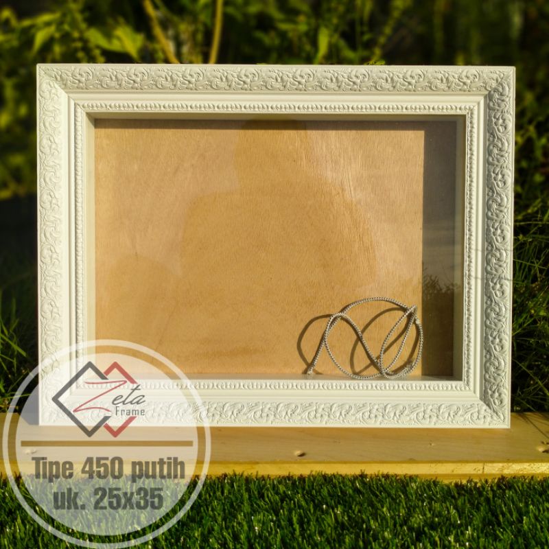 Jual Tipe 450 putih uk. 25x35 - Pigura mahar ukir - frame mahar ukir ...