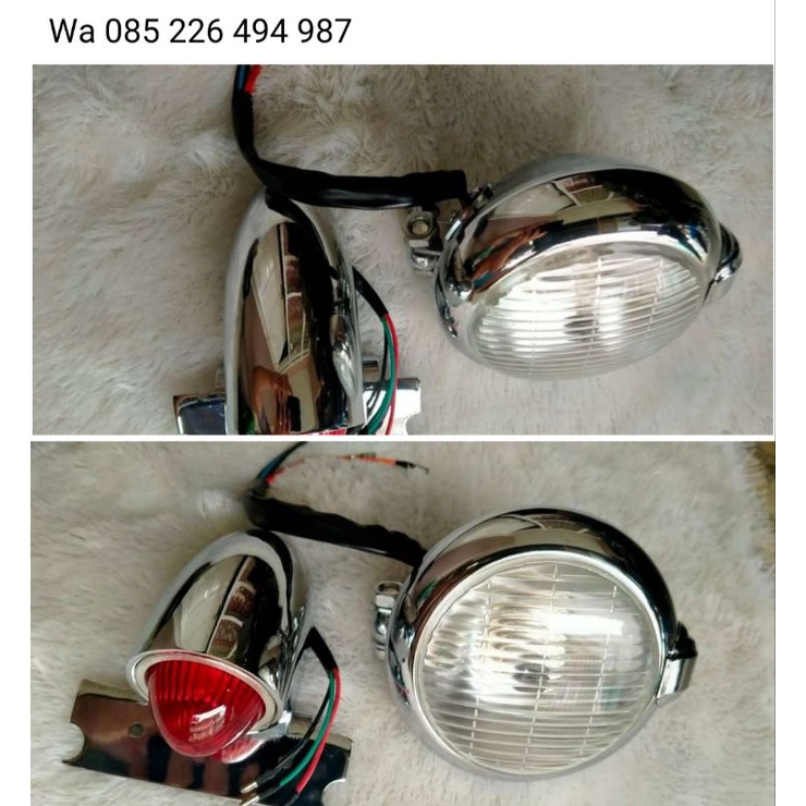 Jual SEPASANG FOGLAMP CHOPPER & STOPLAMP CHOPPER AUTO LAMP LAMPU OABUT ...