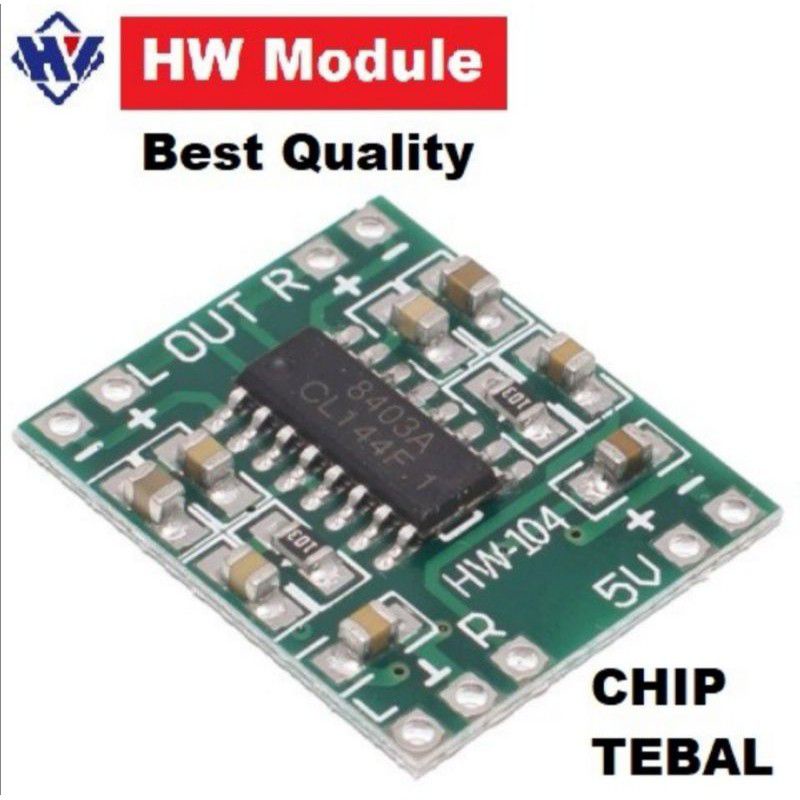 Jual PAM 8403 (Original) kit amplifier mini class D 2x3 watt | Shopee ...