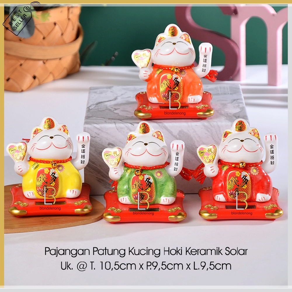Jual Patung Boneka Hiasan Mainan Pajangan Kucing Hoki Hokki Hoky ...