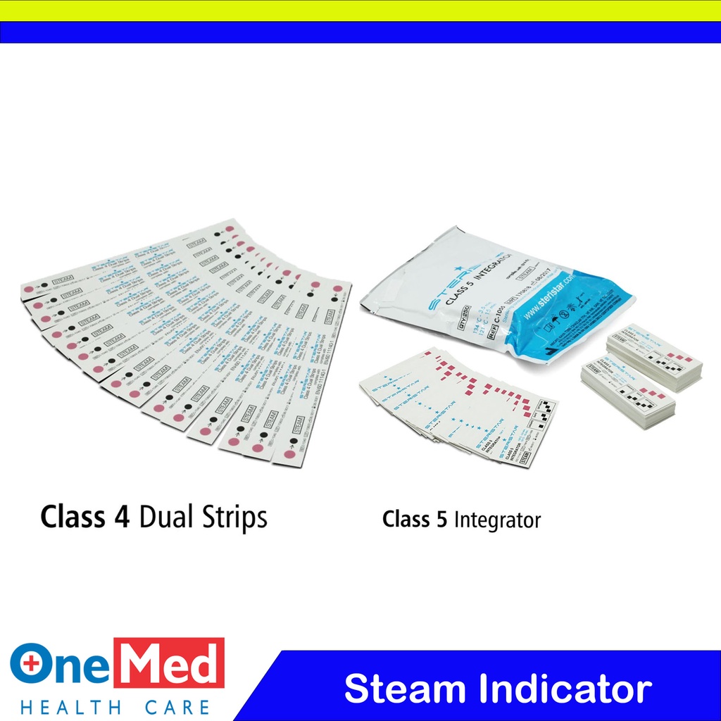 Jual Steam Indicator Class 4 Dual Strip (isi 250x2) Steri Star / Steam ...