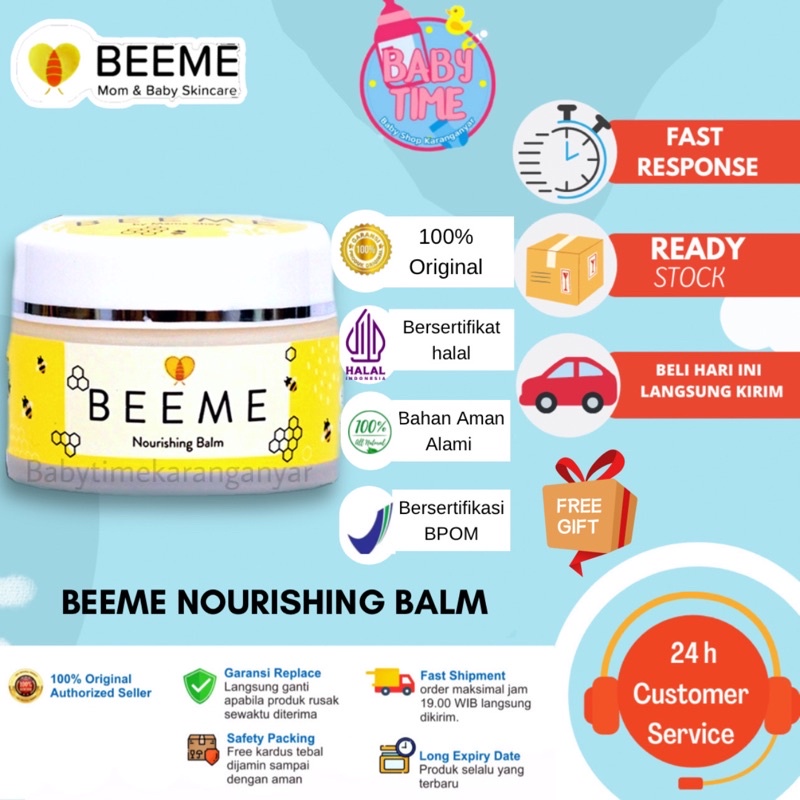 Jual [ORI 100%] BEEME NOURISHING BALM SKINCARE IBU DAN ANAK BEME ...