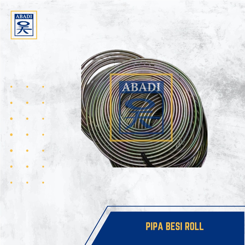 Jual PIPA BESI 1 ROLL 1/4 INCH - 1/2 INCH | Shopee Indonesia