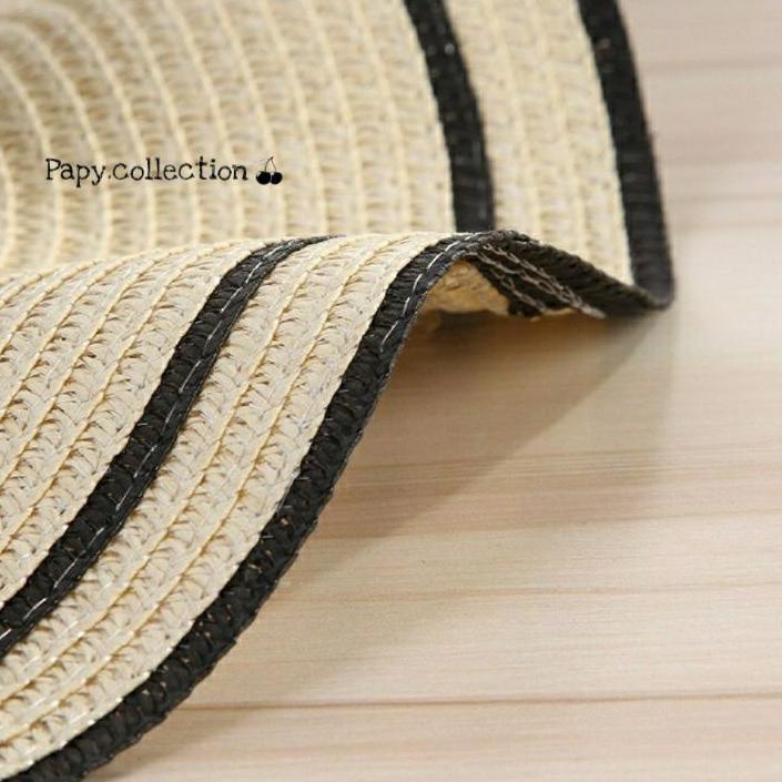 Jual Mari Dicoba Topi pantai gelombang pita tebal PG12/ Topi pantai / Summer Hat | Shopee Indonesia