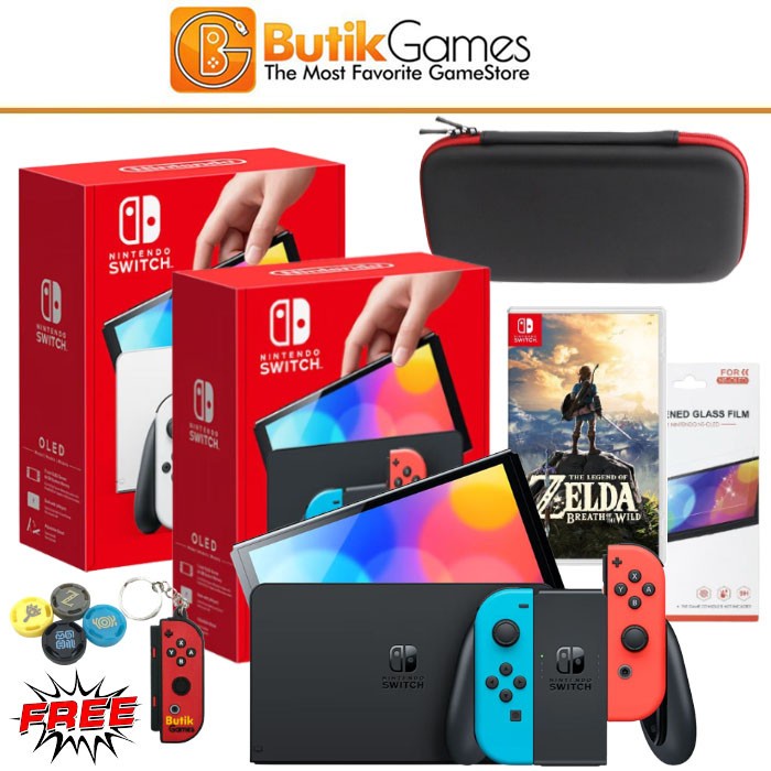 Jual [Game/Console] Nintendo Switch Oled Console Mesin Bundle Game Tas ...