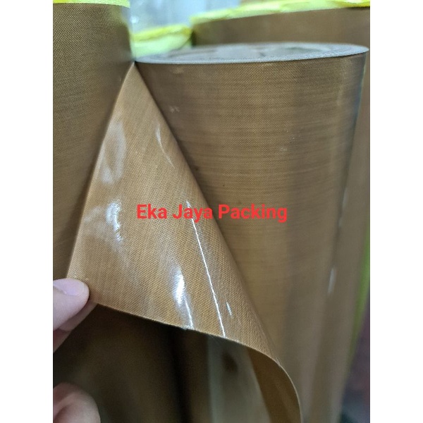Jual Kain Teflon 0.25mm Tanpa Lem ( PTFE Glass Fabric Cloth ) | Shopee ...
