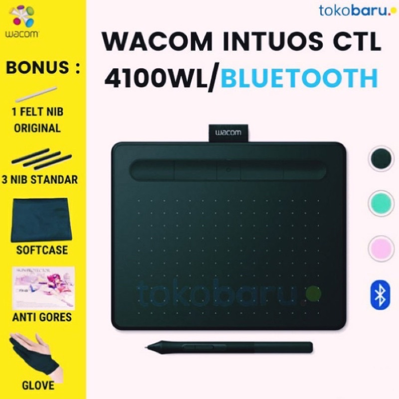 Jual WACOM INTUOS CTL 4100WL BLUETOOTH | Shopee Indonesia