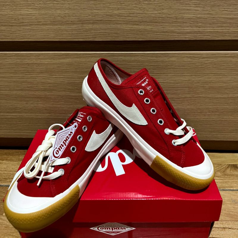 Jual Sepatu Compass Gazelle Low Red Gum Size 39 Edisi Kemerdekaan ...