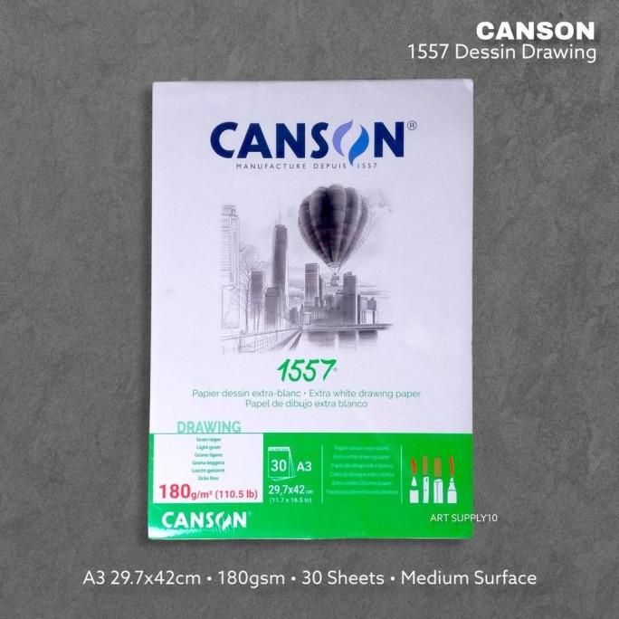 Jual Canson 1557 Dibujo Drawing Pad A3 180g | Shopee Indonesia