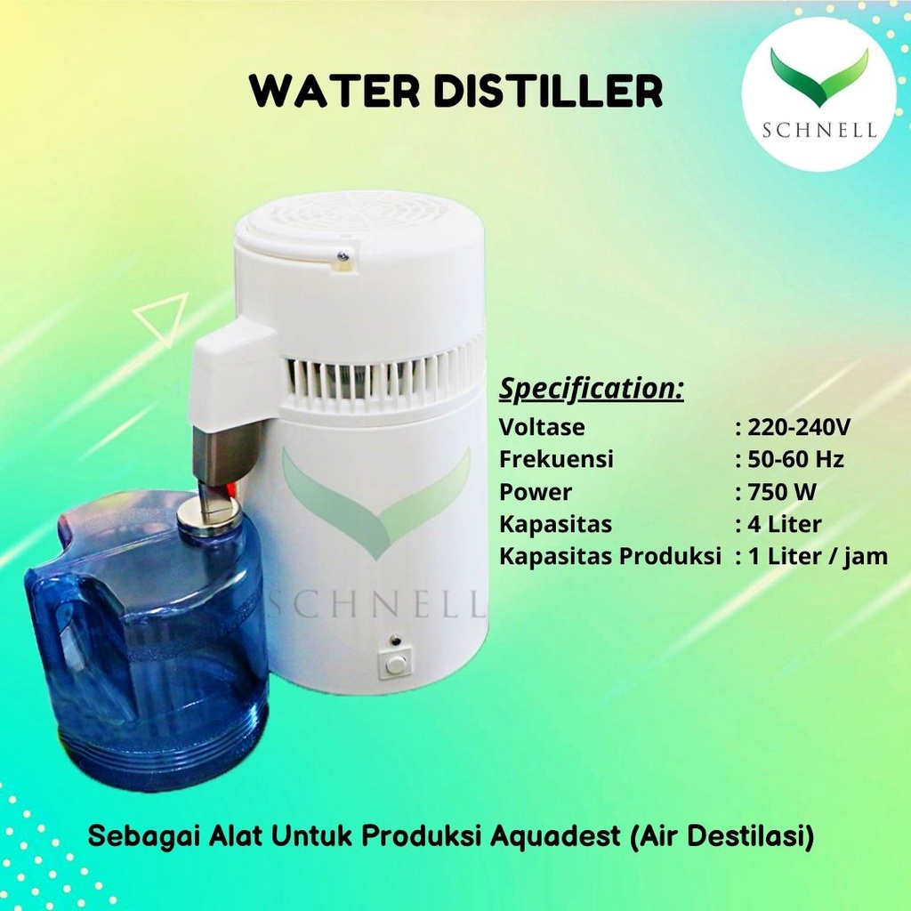 Jual Alat Produksi Air Destilasi/Dental Water Distiller 4L | Shopee ...