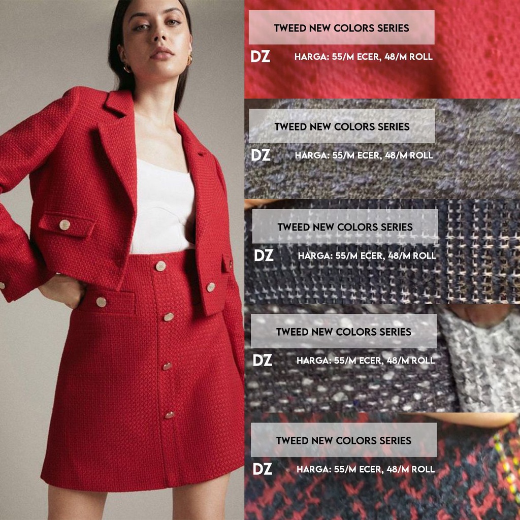 Jual Tweed New Colors Series import 2023 | Shopee Indonesia