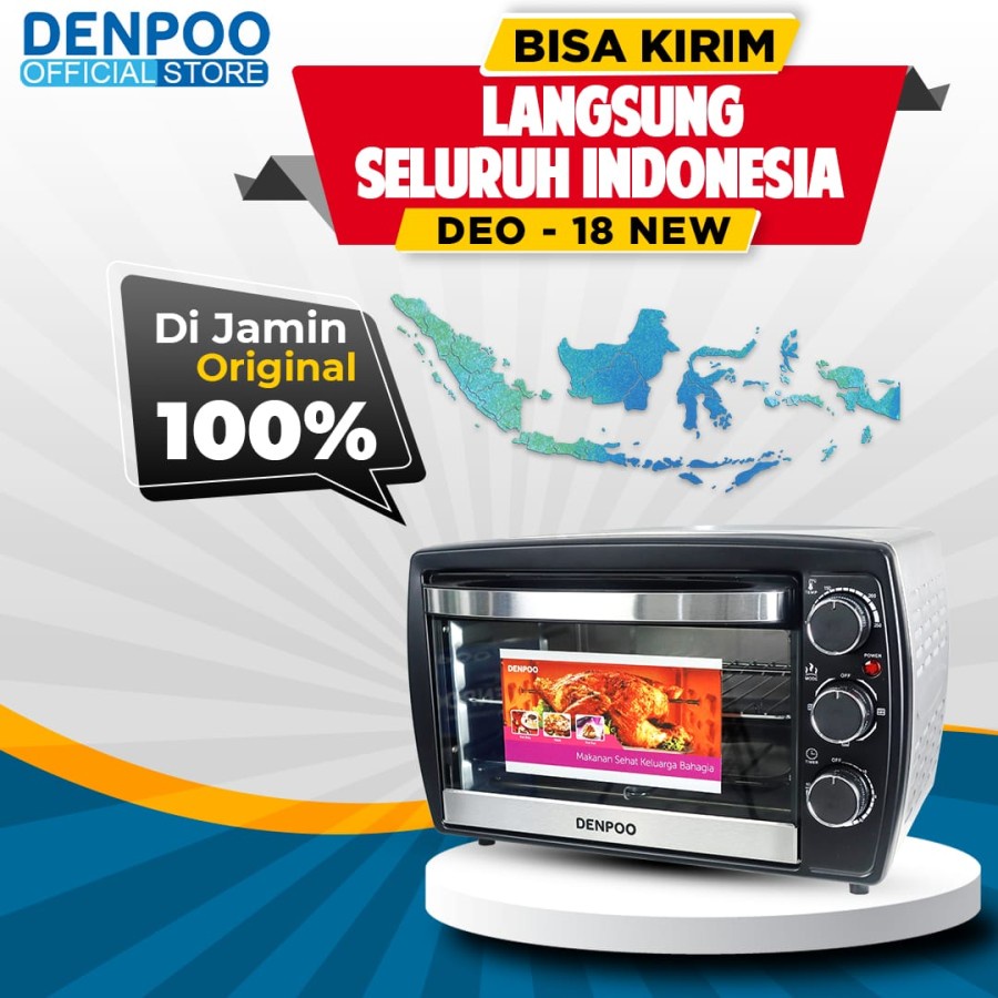 Jual Denpoo Oven Deo 18 ( 21 Liter ) | Shopee Indonesia
