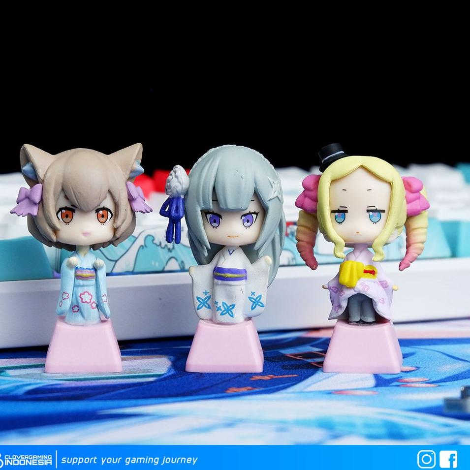 Jual Harga Promo GK8L8 Keycaps Re:Zero Ram Rem Emilia - Re Zero ...