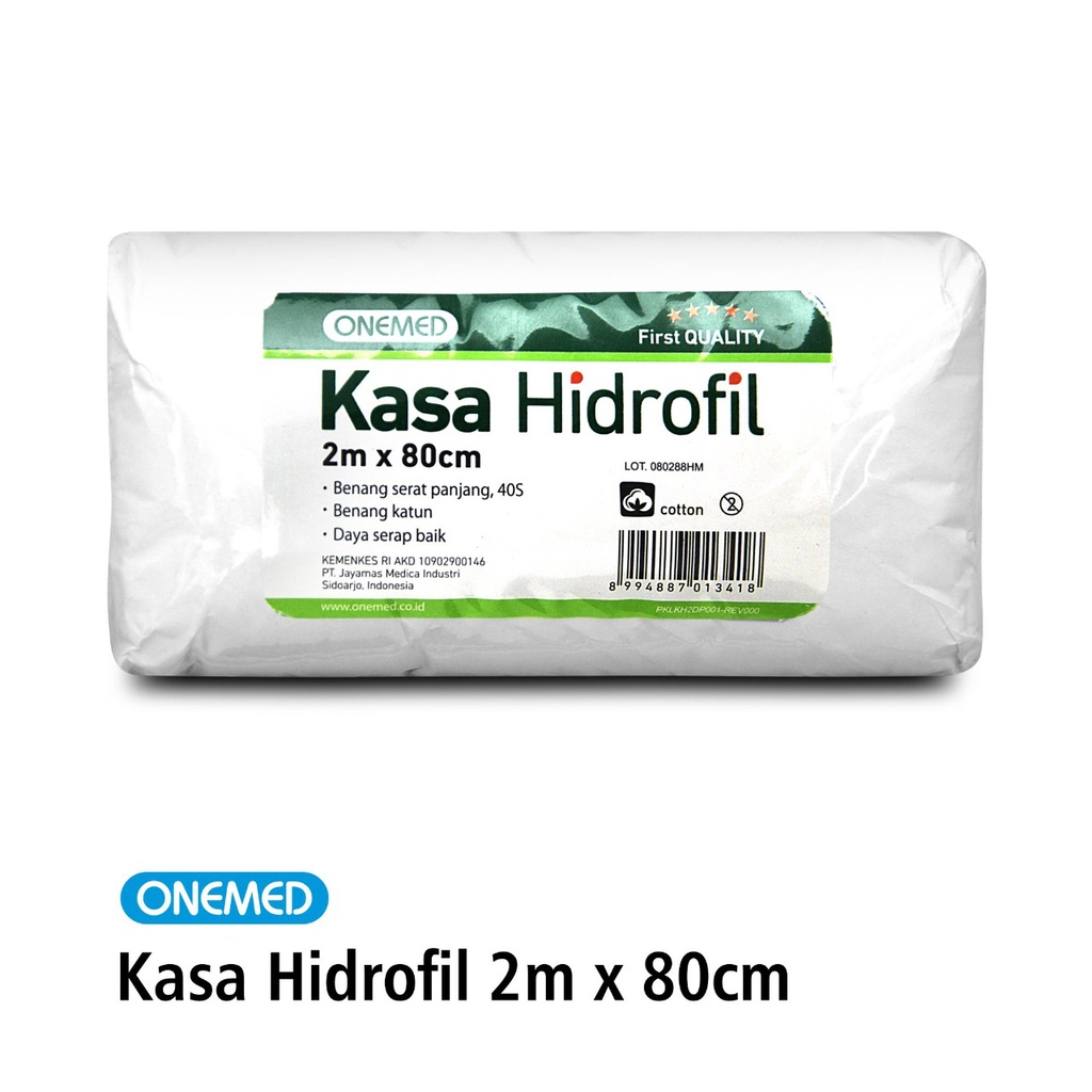 Jual Kasa Hidrofil OneMed 2 M x 80 Cm Roll | Shopee Indonesia
