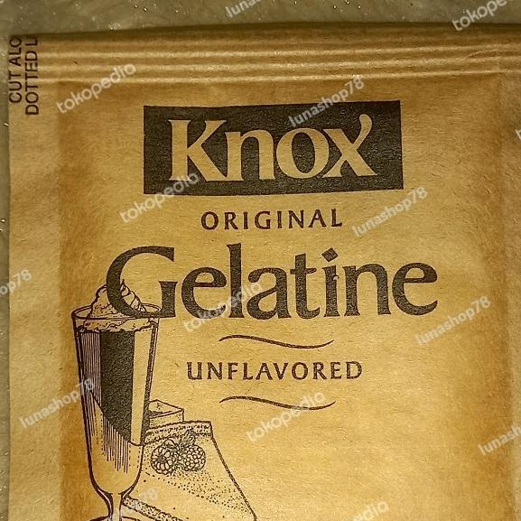 Jual "\"\"\"\] 1 sachet gelatin tanpa rasa Knox original gelatine ...
