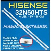 Jual LAMPU BL BACKLIGHT LED TV HISENSE 32 INCH 32N50HTS 32N50 HTS NEW 7LED 3V | Shopee Indonesia