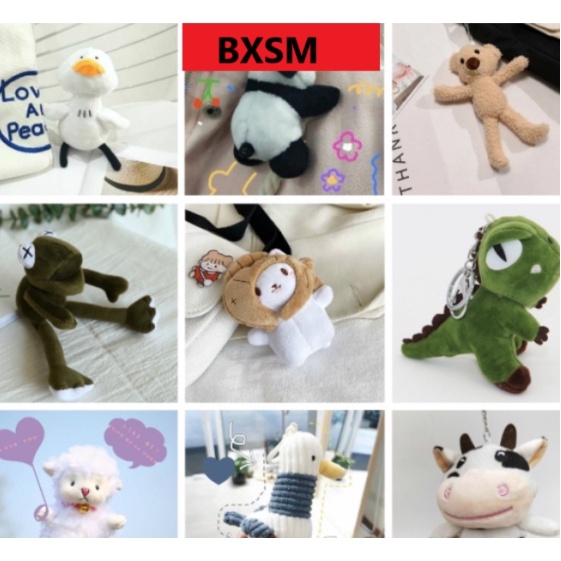 Jual Ready Stock Aneka gantungan kunci /peniti tas wanita boneka hewan ...