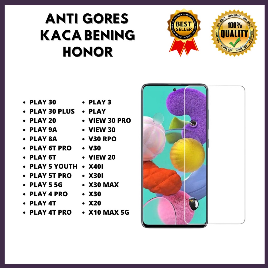 Jual TG BENING - HONOR X10 5G-X9 5G-X8 5G-X8-X7-50 LITE-30S-30I-30 ...